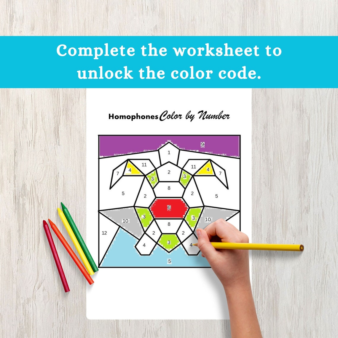Homophones Color by Number Worksheet Homophones Quiz Homophones ...