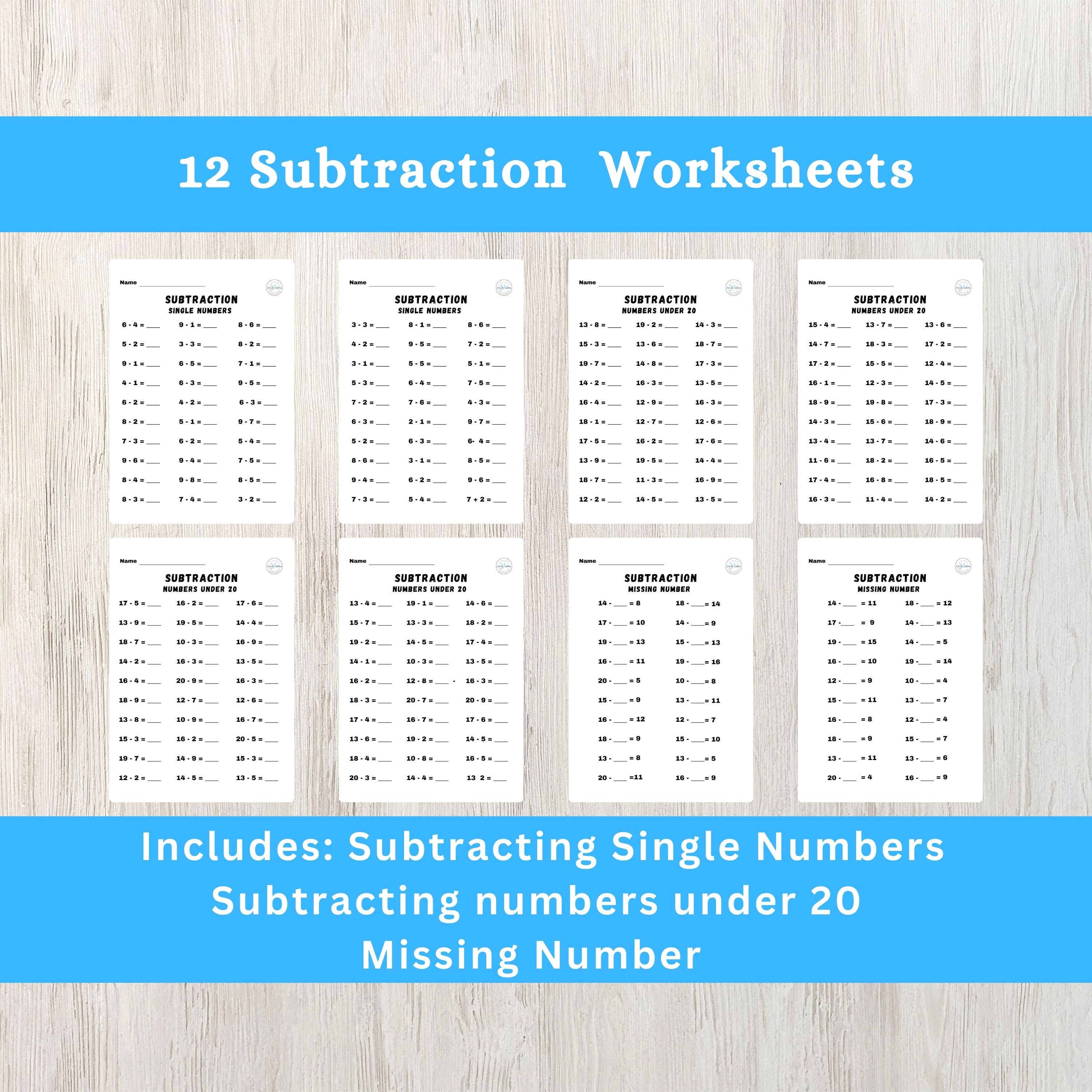 Addition and Subtraction Worksheets | Addition Practice | Subtraction ...