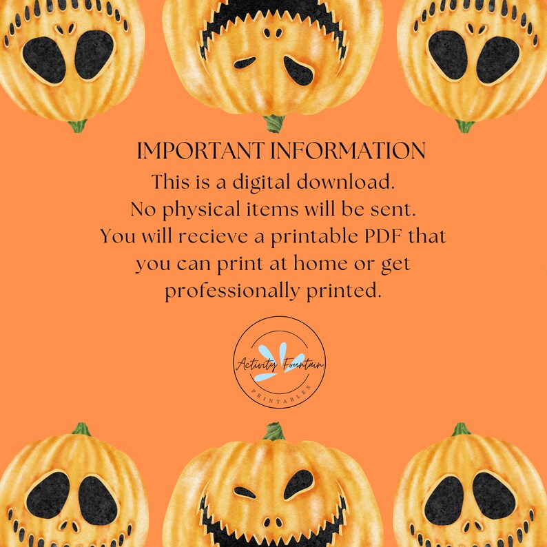 5 Printable Kids Halloween Activities, Halloween Seek & Find Page ...