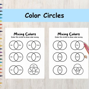 Printable Color Mixing Activity for Kids, Learn Primary and Secondary ...