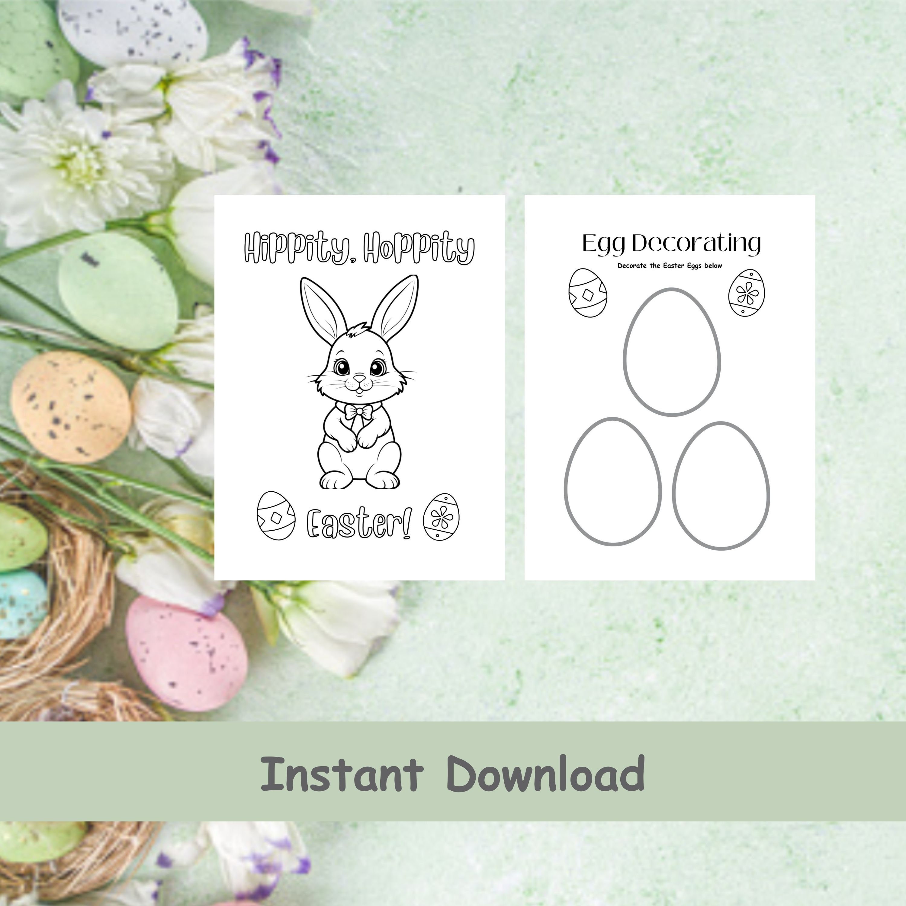 5 Fun Printable Kids Easter Activities, Seek & Find Page, Word Search ...