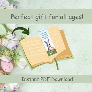 Easter Bookmarks for Kids to Color & Gift | Cute Pictures and Messages ...