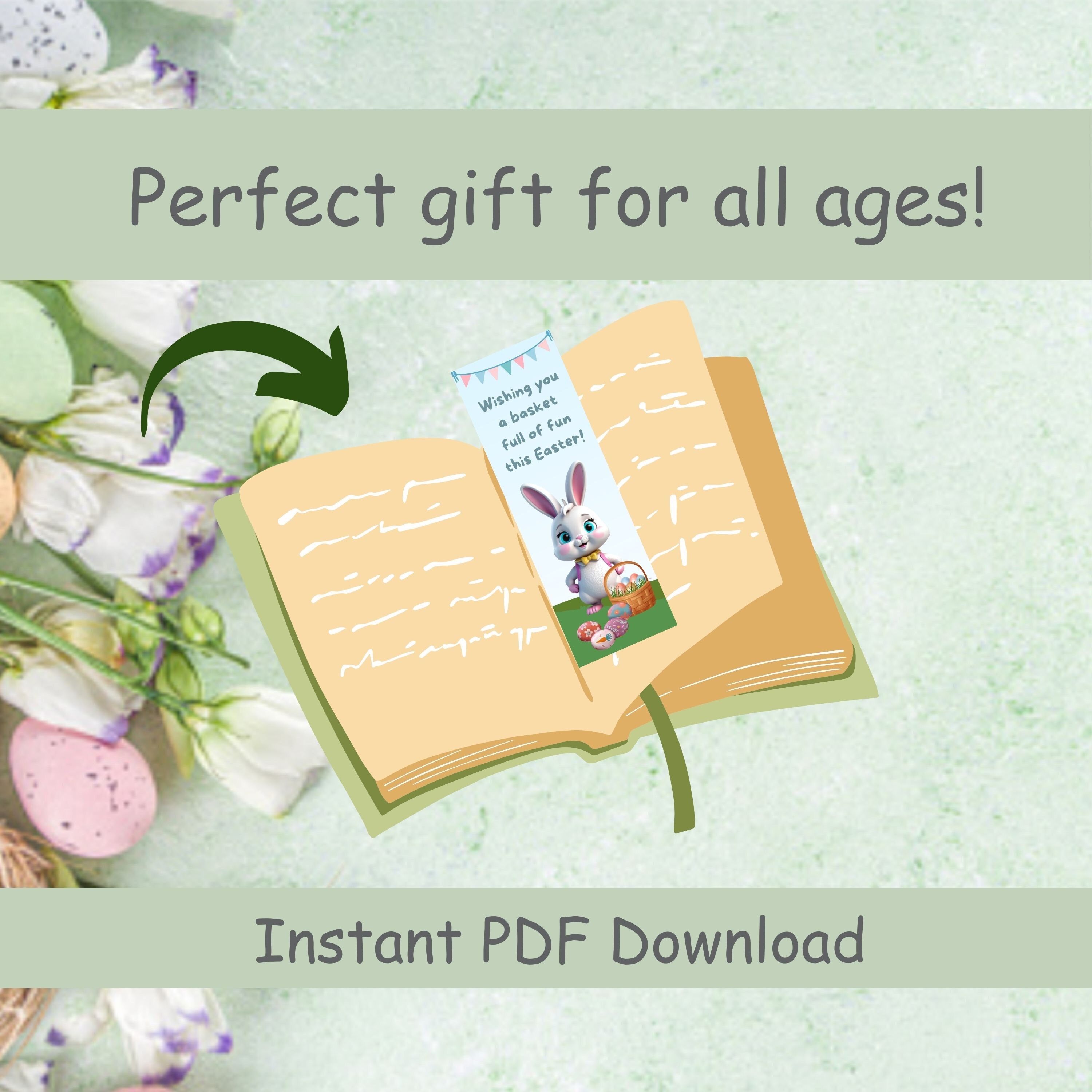 Easter Bookmarks for Kids to Color & Gift | Cute Pictures and Messages ...