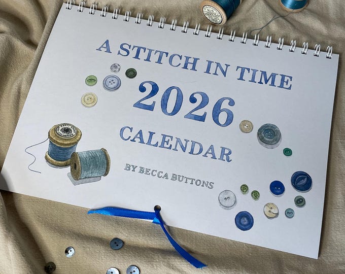 2026 Sewing Calendar | the Sarcastic Sewist's Calendar | Quirky Humour ...