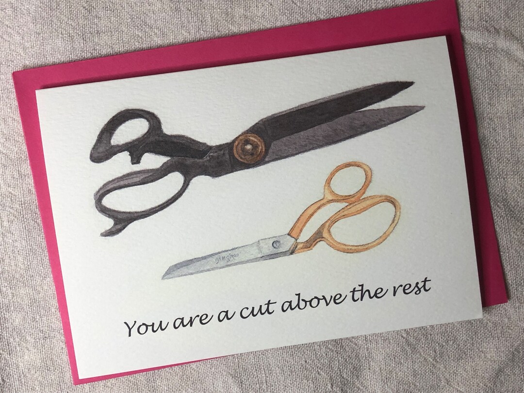 You Are a Cut Above Card - Etsy