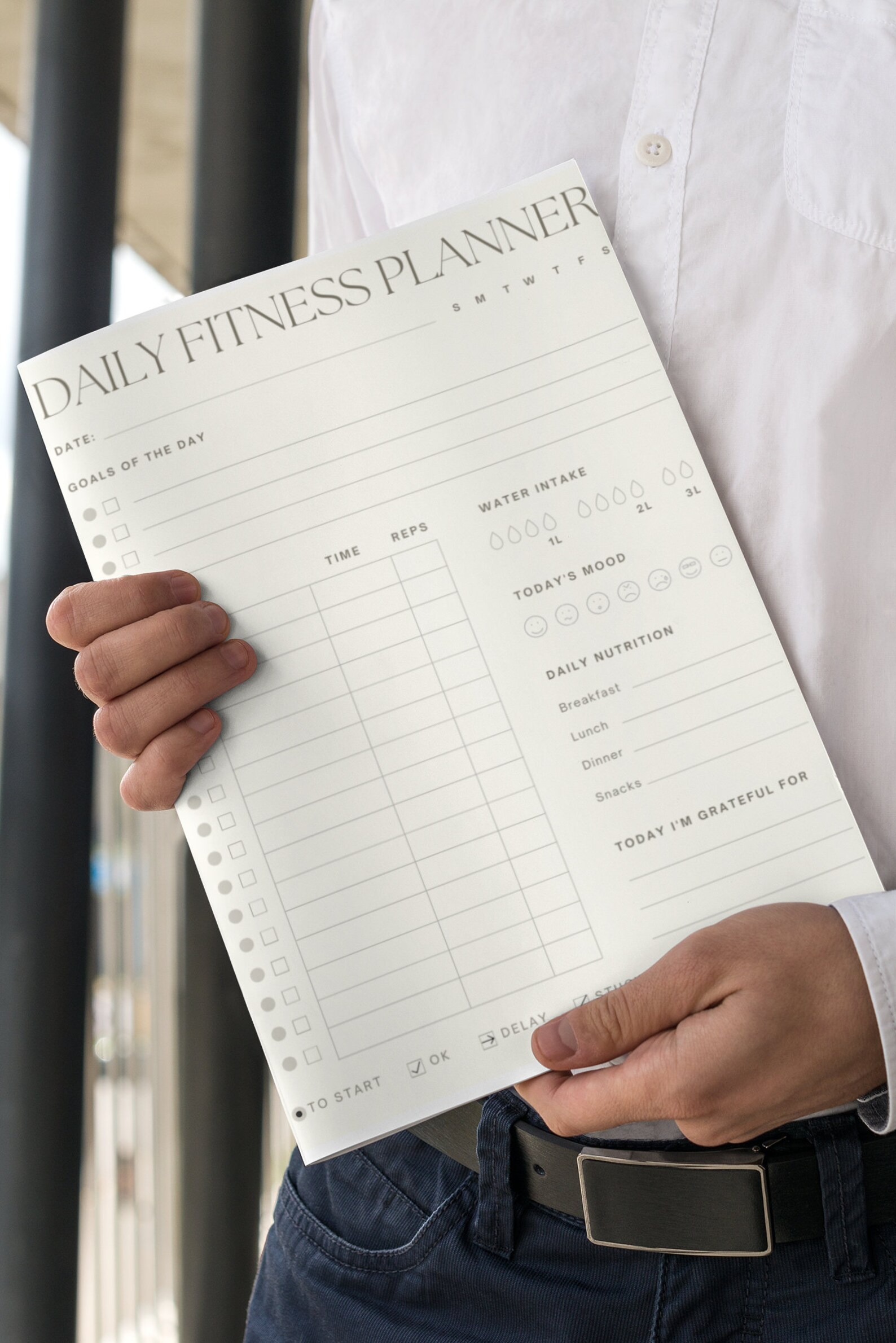 Workout Planner Digital, Fitness Planner Digital, Digital Planner ...