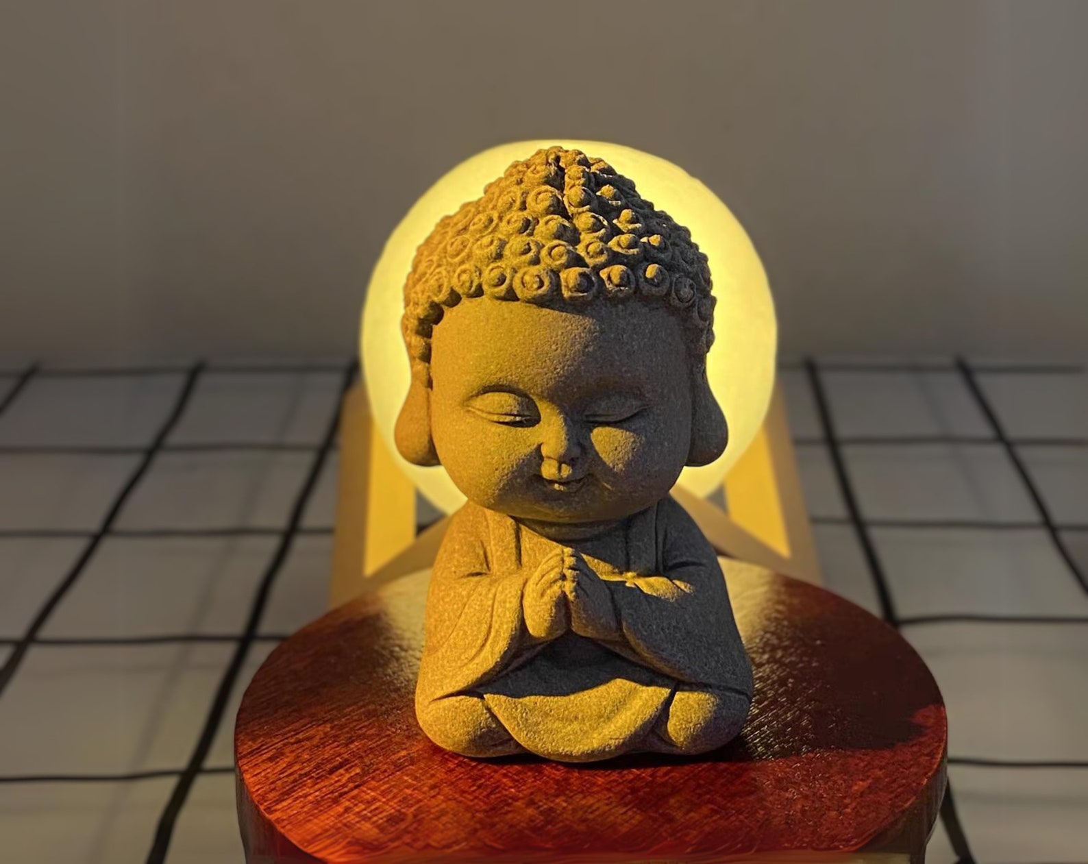 Miniature Buddha Garden Zen Decor Oriental Decor Statue Chinese ...
