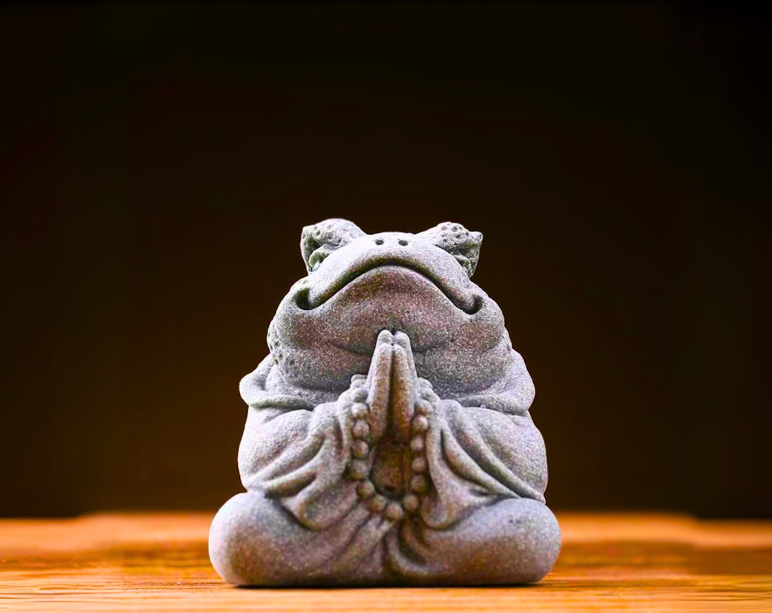Incense Holding Frog Sculpture Insense Holder Zen Decor Garden Ornament ...