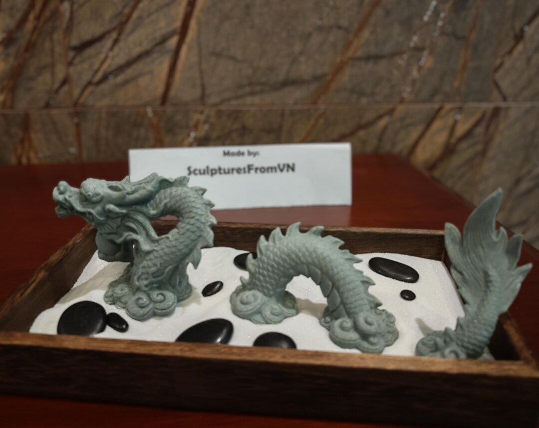 Dragon Zen Garden DIY Craft Kit: Meditation Decor, Stress Relief - Etsy