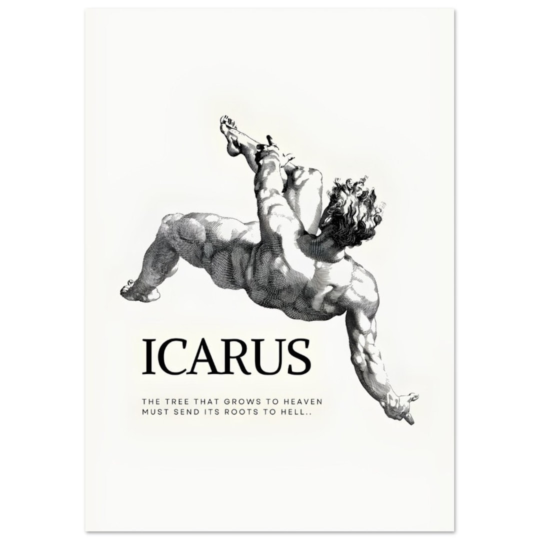 Icarus Aesthetic Quote Icarus Falls Divine Premium Poster - Etsy
