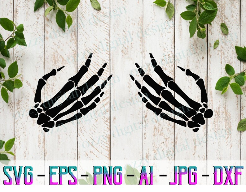 Skeleton Hands Svg, Skeleton SVG, Skull Skeleton Hand Clipart ...