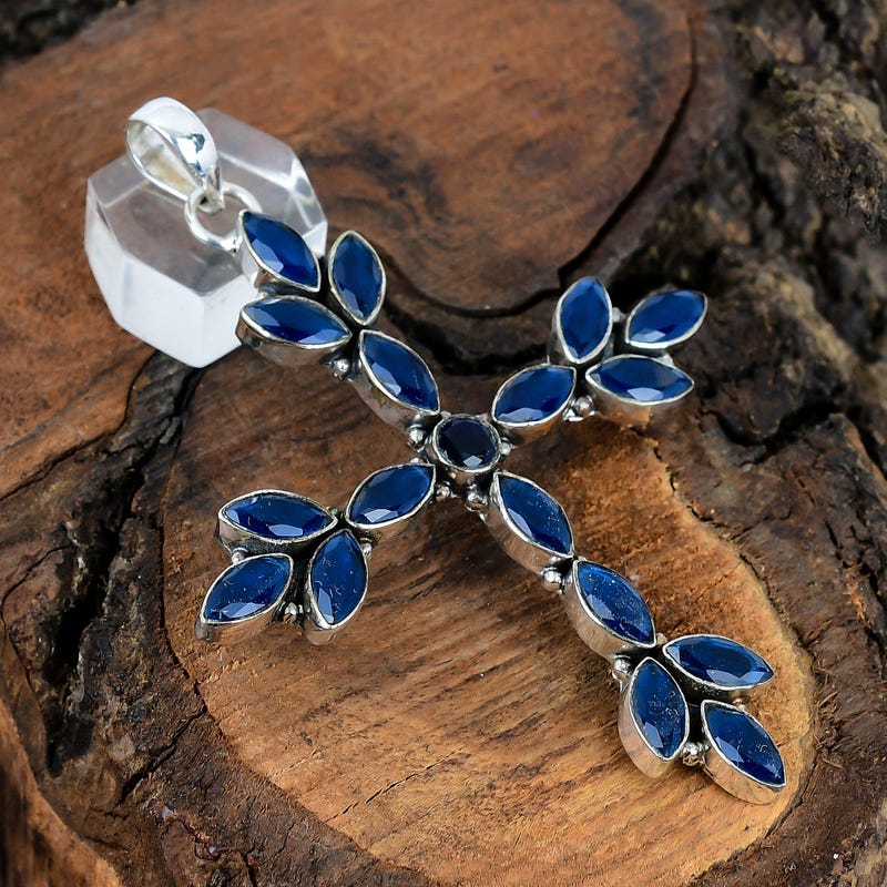 Gemstone Cross - Etsy