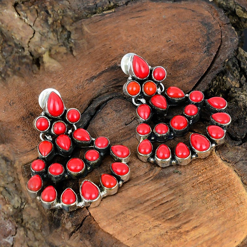 Coral Crystal Chandelier - Etsy