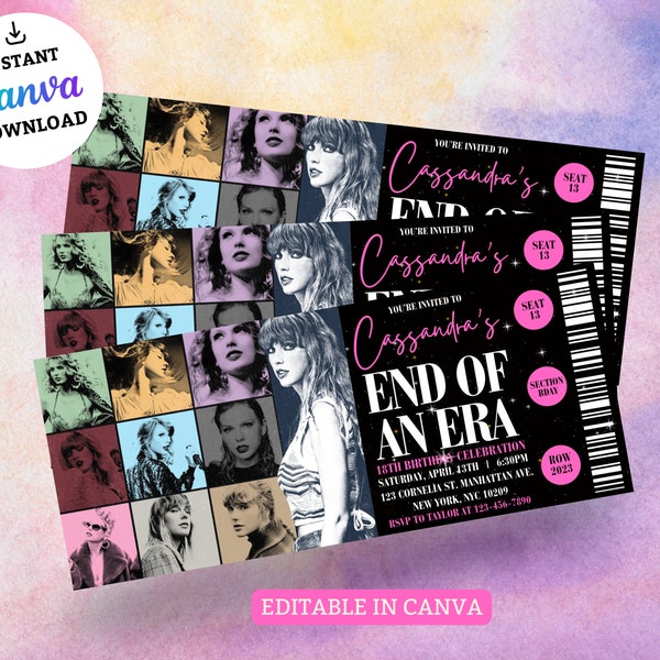 Eras Tour Tshirt Template - Etsy