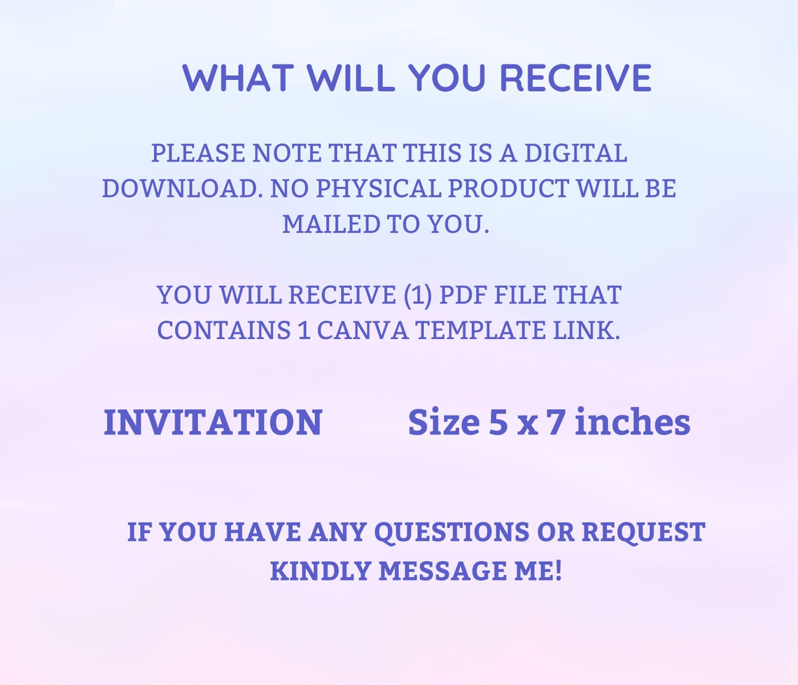 Editable Pink 5th Birthday Invitation Template Glitter - Etsy