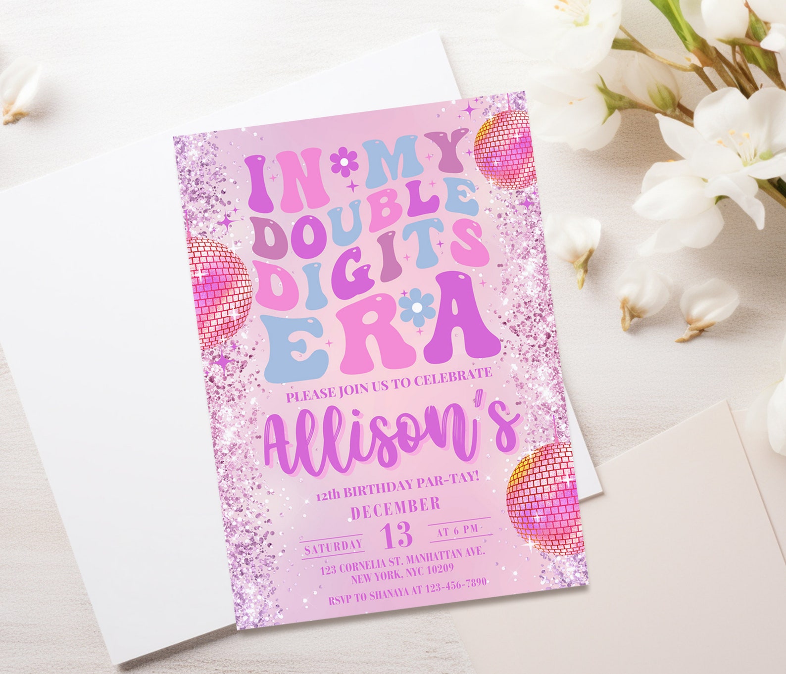 In My Double Digits Era, Eras Party Decorations, Eras Tour Party ...