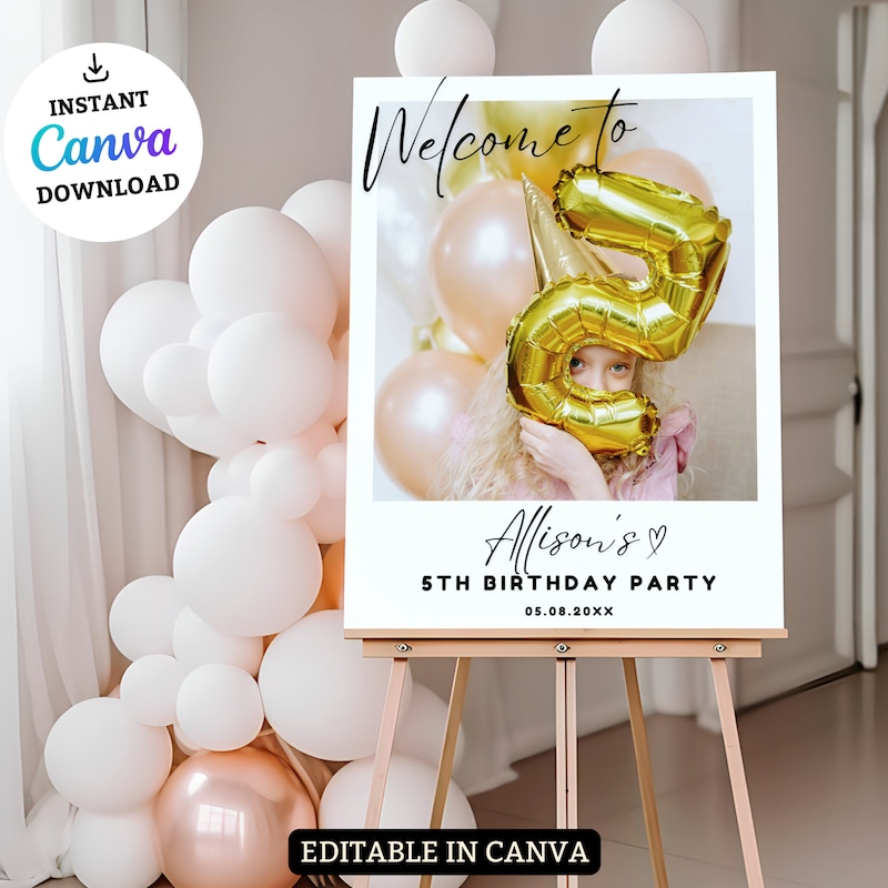 Birthday Party Sign - Etsy