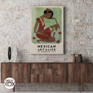 Mexican Art & Life Magazine, Canvas Print, Mexico Travel Art, Latin ...
