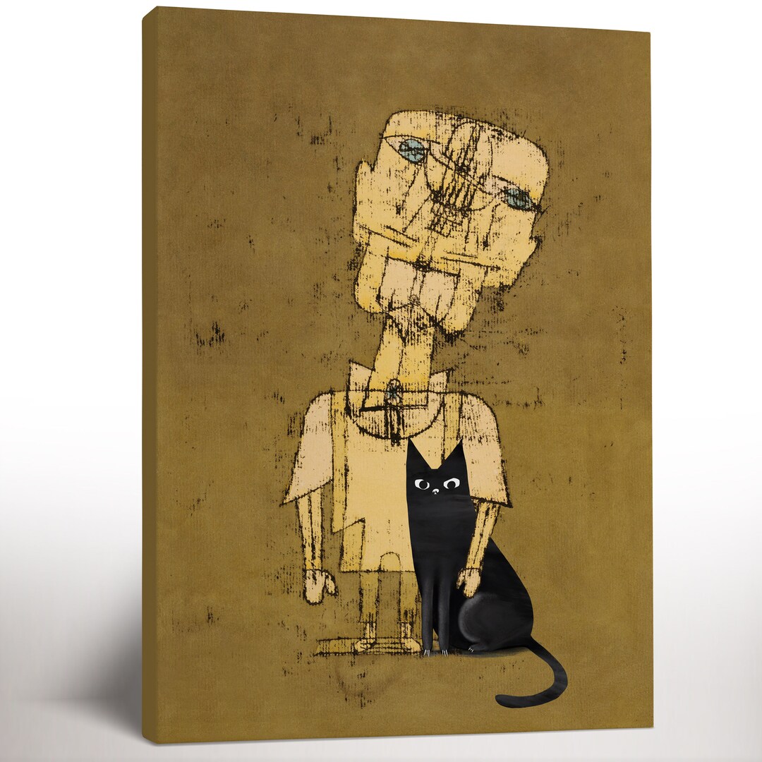 Paul Klee Geist einer Genius Katze Leinwanddruck, Klee Katze Poster ...