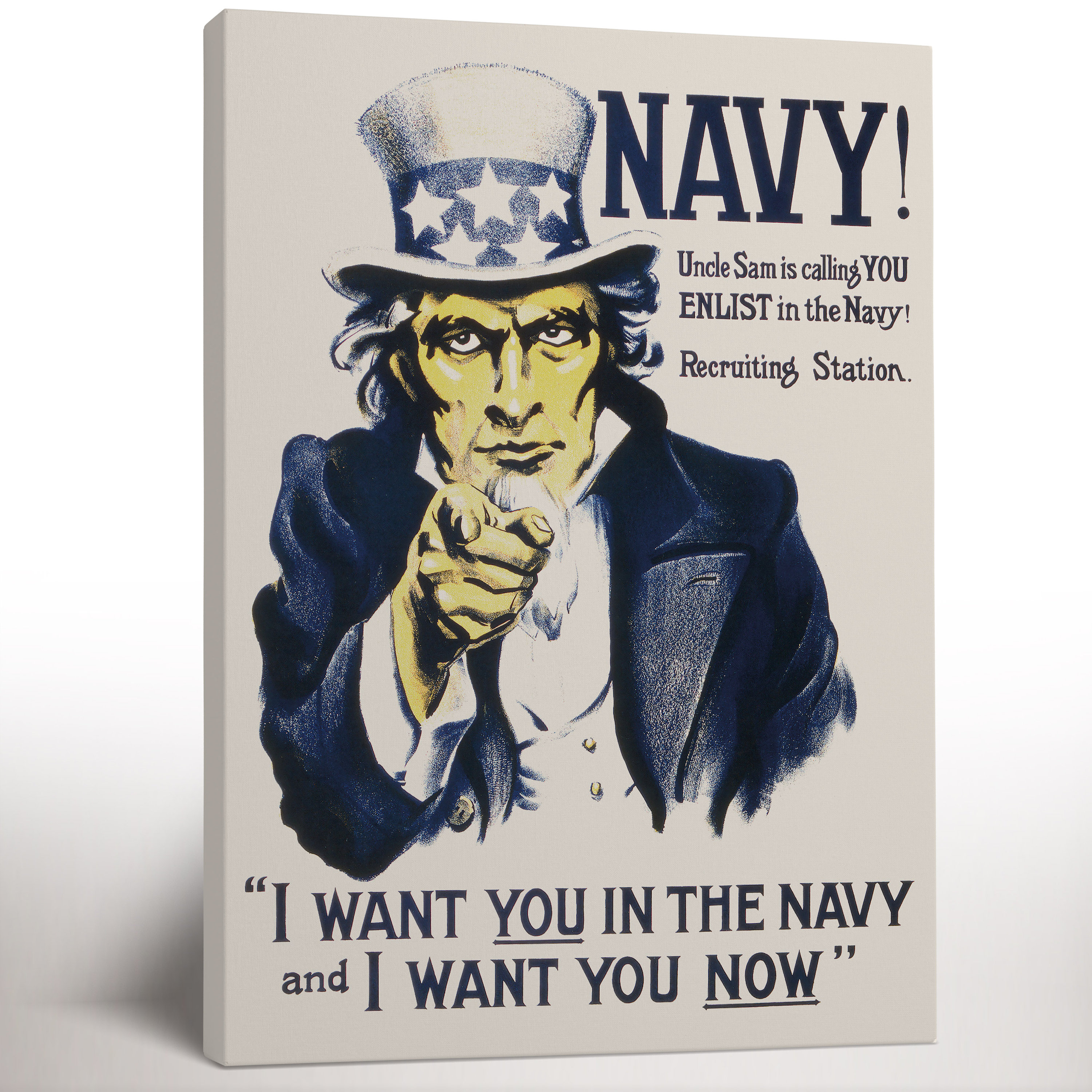 Uncle Sam US Army Recruiting Canvas Poster, Propaganda Poster, American ...