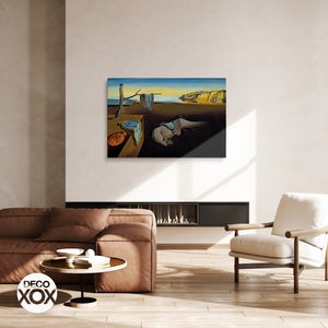 Salvador Dali the Persistence of Memory Canvas Print, Surrealism Modern ...