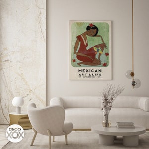 Mexican Art & Life Magazine, Canvas Print, Mexico Travel Art, Latin ...