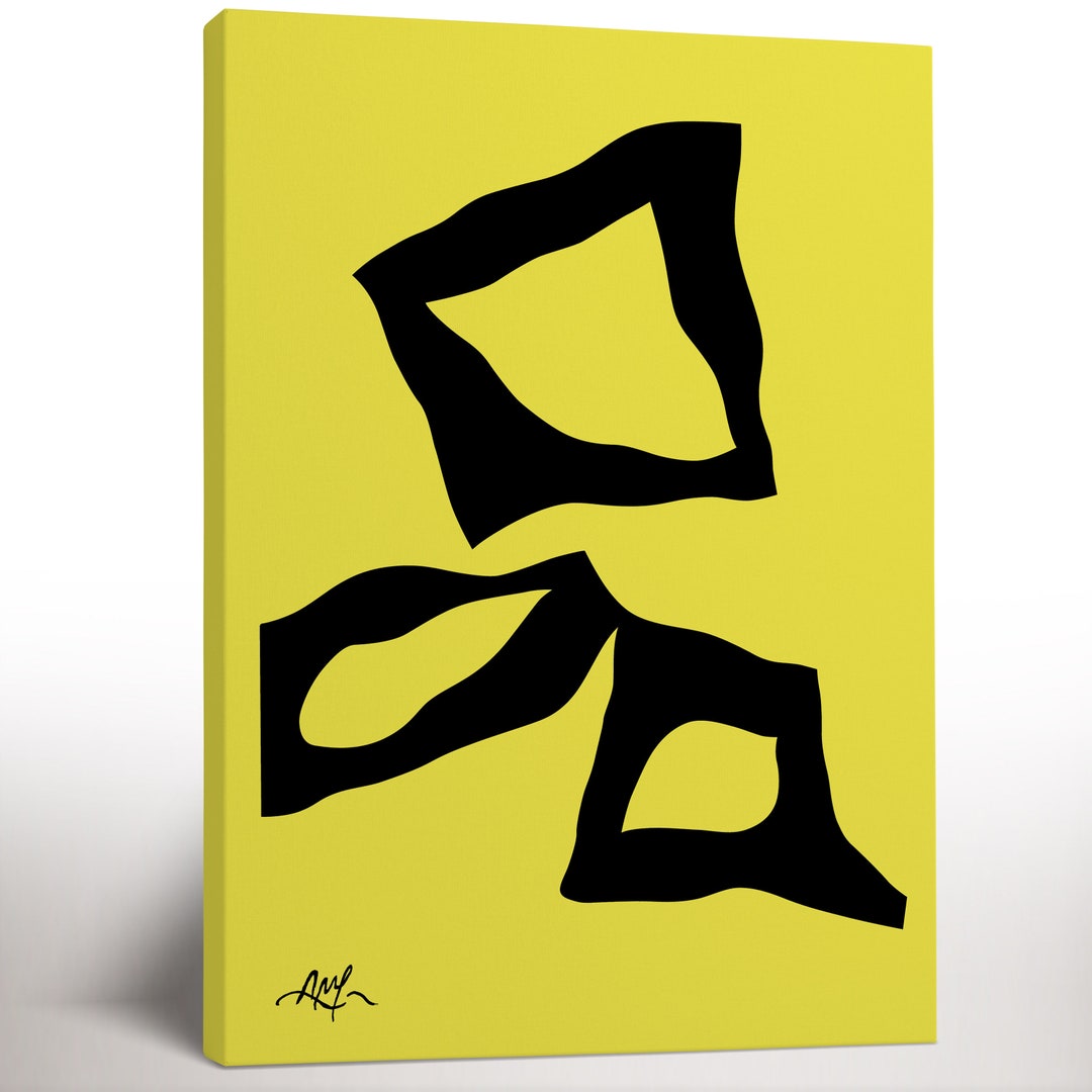 Jean Hans Arp Abstract Painting, Framed Canvas Print, Cool Home Art ...
