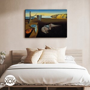 Salvador Dali the Persistence of Memory Canvas Print, Surrealism Modern ...