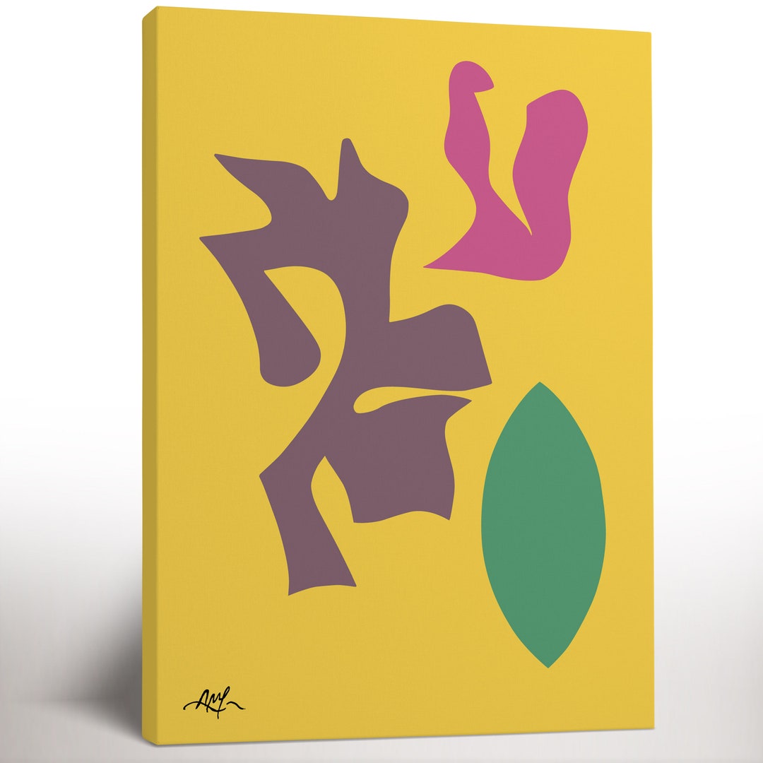 Exhibition Poster Jean Arp Print on Canvas, Abstract Art Print ...