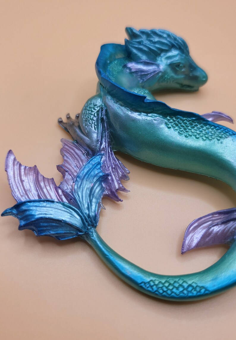 Resin Dragon Water Serpent Dragon Green Dragon - Etsy