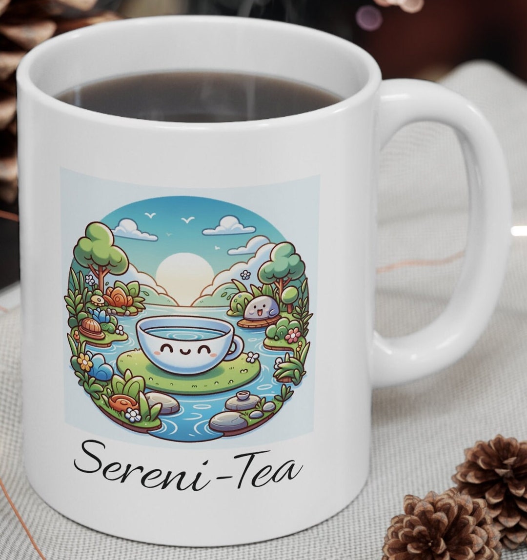 Sereni-tea Serenity Pun, Funny Tea Themed Pun, Funny Mug for Tea ...