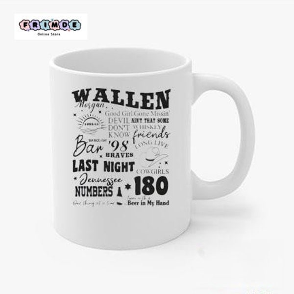 Morgan Wallen Coffee Mug - Etsy