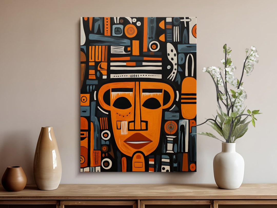 Abstract Igbo Art Igbo Mask Wall Art Print Ibo Culture - Etsy