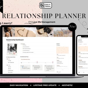 Notion Relationship Planner, Love Life Planner, Dating Planner, Couple ...