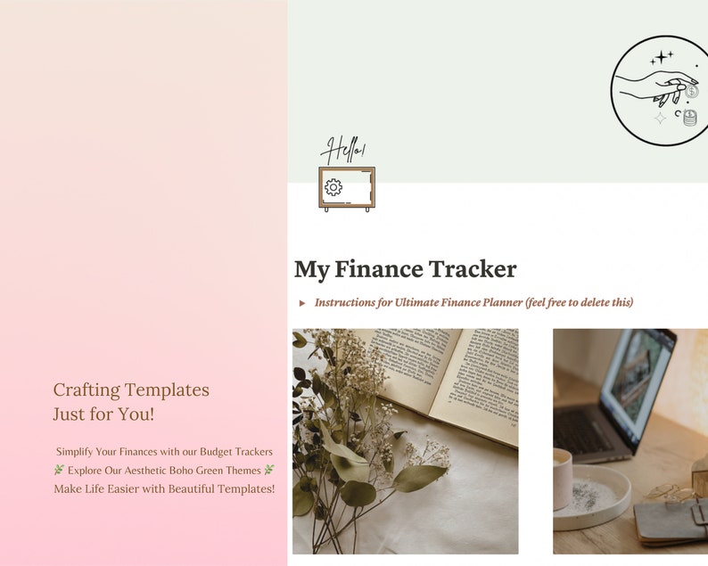 Notion Finance Tracker, Monthly Budget Tracker, Income and Expense ...