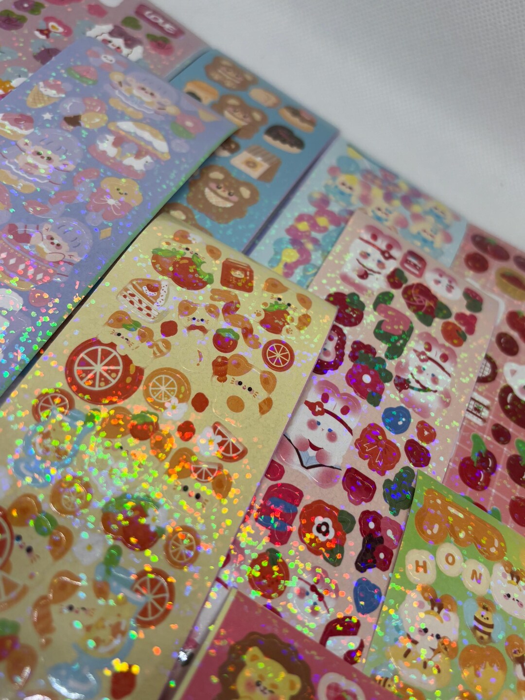 Random Kawaii Sticker Sheet Pack - Etsy