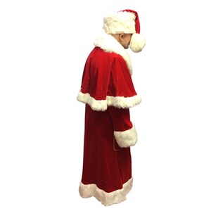 Santa Claus Long Coat , Santa Long Coat , Santa Claus Costume , Father ...