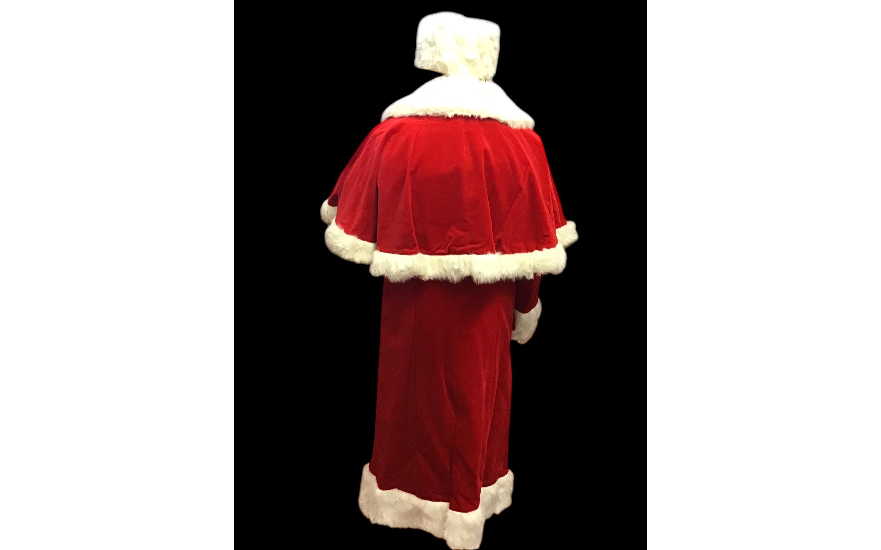 Santa Claus Long Coat , Santa Long Coat , Santa Claus Costume , Father ...
