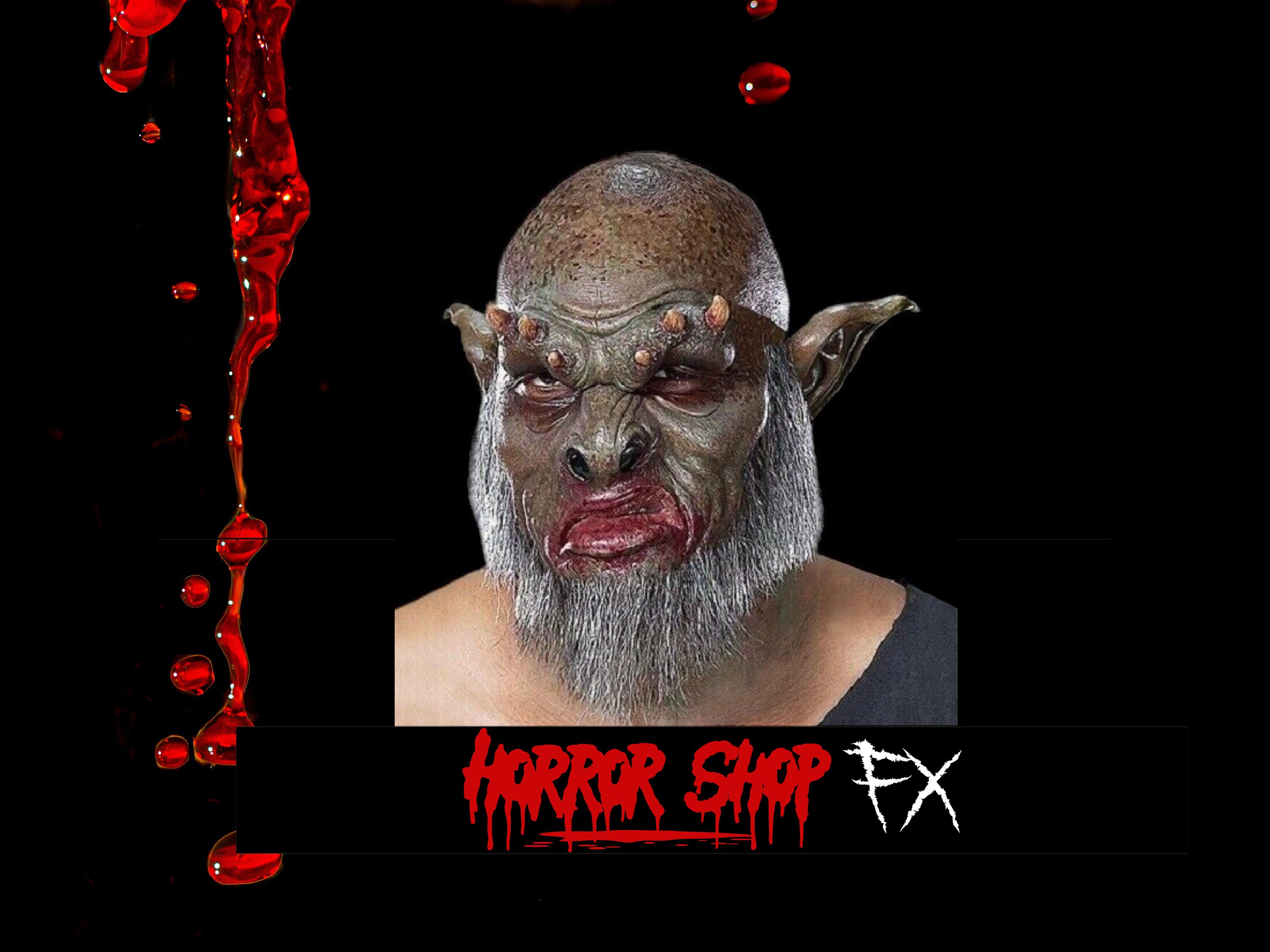 Orc Prosthetic , Orc Mask , Orc Prosthetic Foam Mask , Orc Unpainted ...