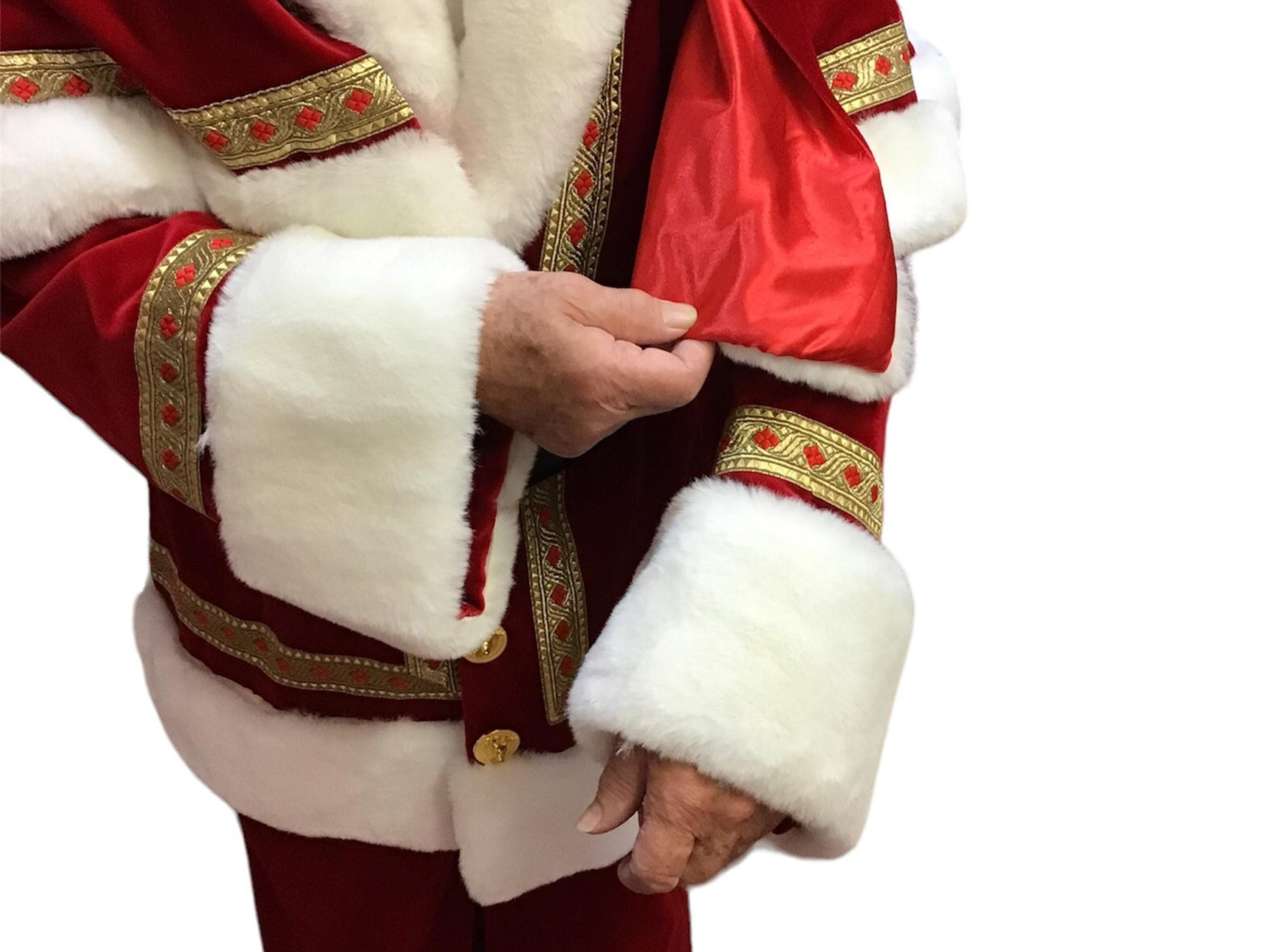 Traditional Santa Claus Suit , Luxury Santa Suit , Professional Santa ...