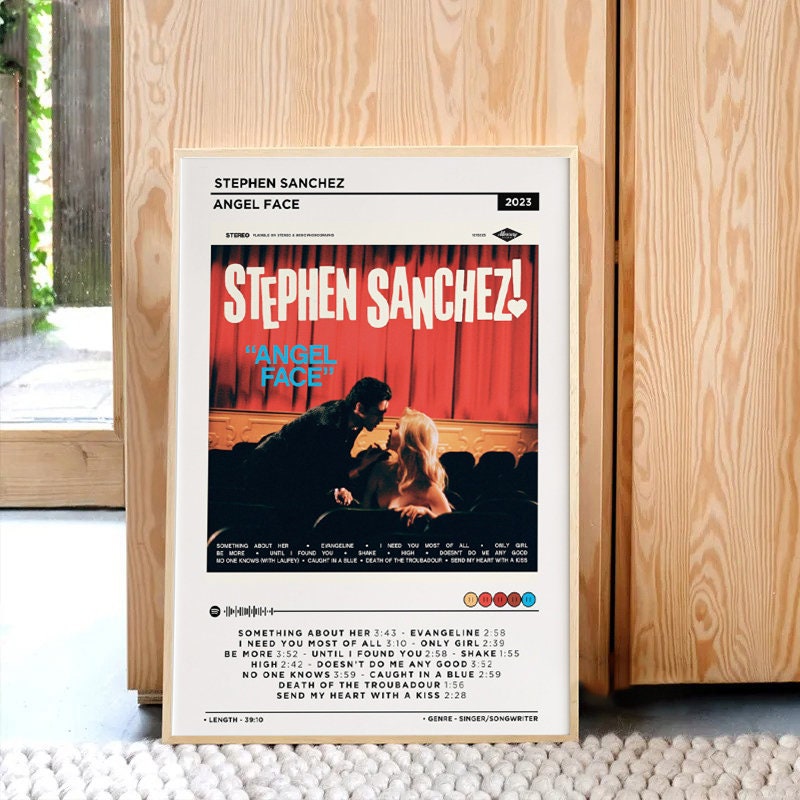 Stephen Sanchez Angel Face Merch Poster, No Frame - Etsy