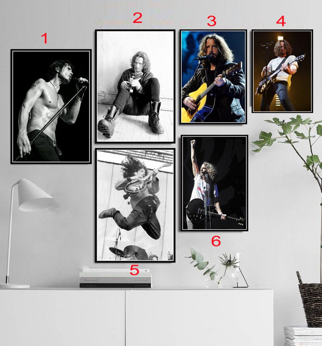 Chris Cornell Classic Rock Art Poster for Living Room Decor Poster, No ...