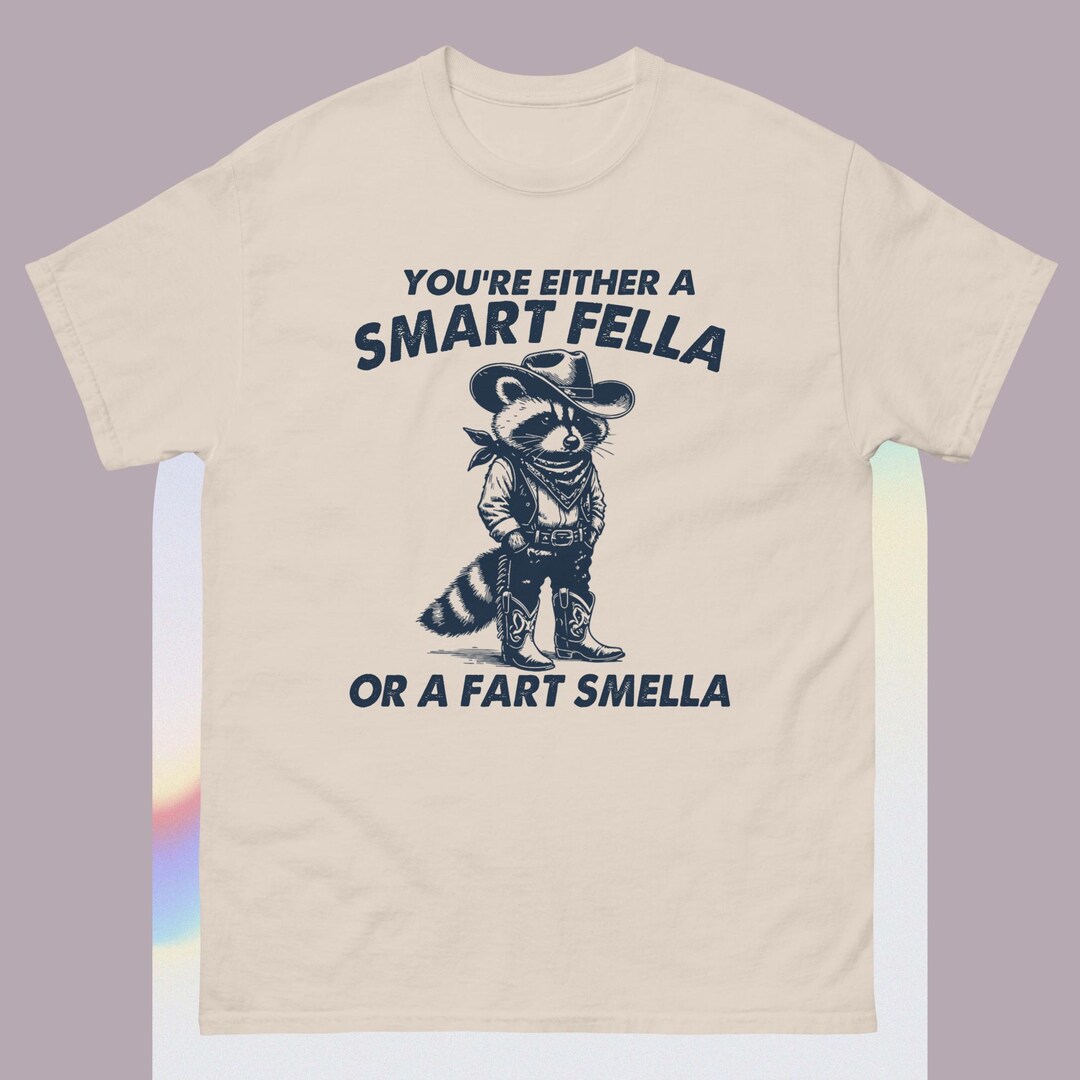 You're Either A Smart Fella or A Fart Smella T-shirt - Etsy