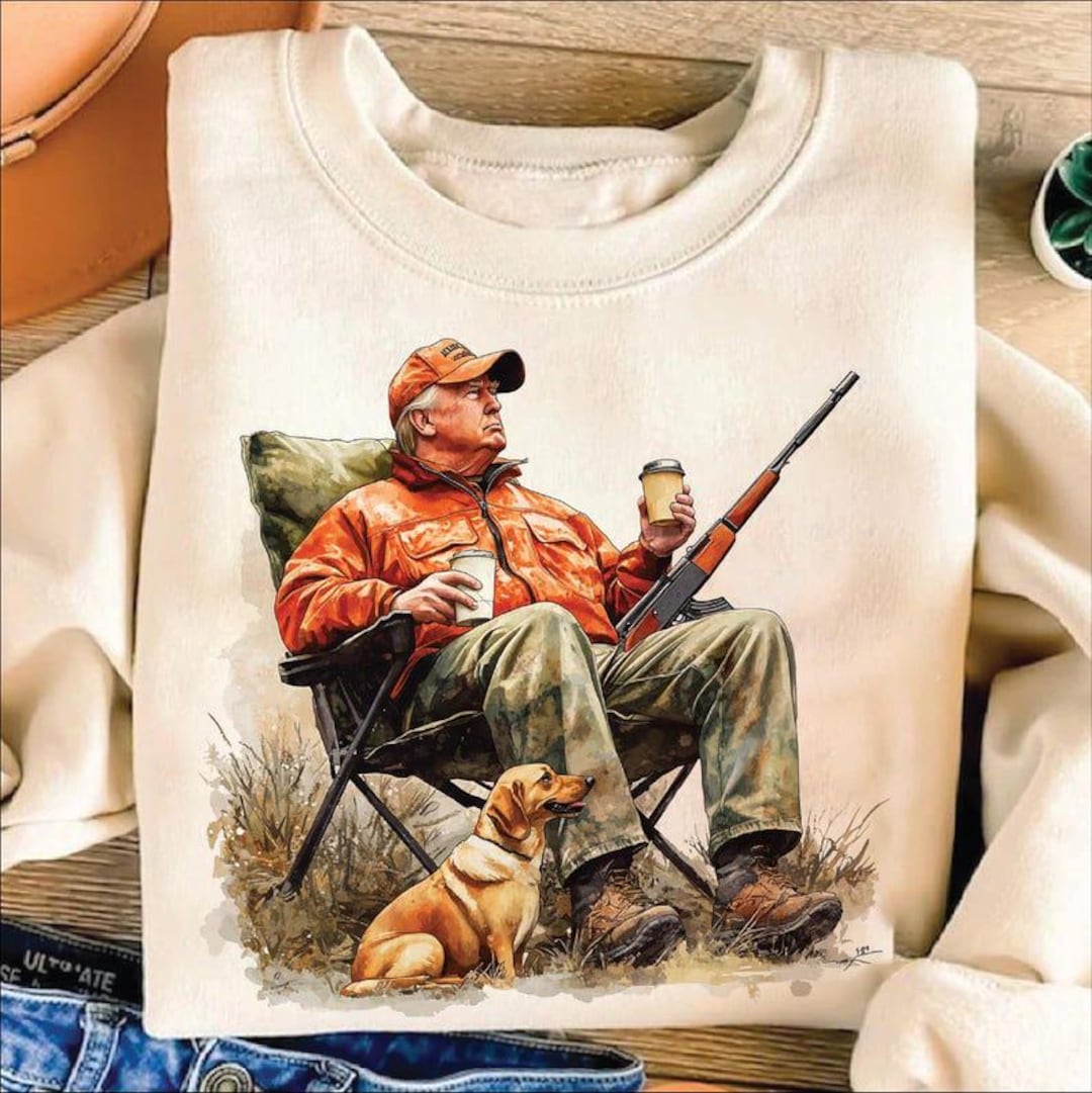 Duck Hunting Trump Shirt, Camo Hunting Shirt, Trump Duck Hunting Shirt ...