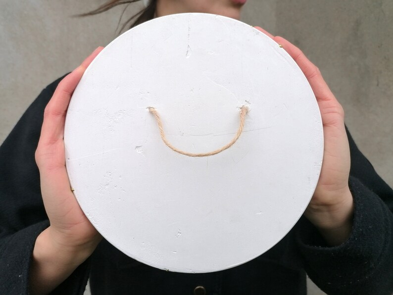 Honey Bee Plaster Decorative Round Tile/ Gypsum Bass Relief/ Kintsugi ...