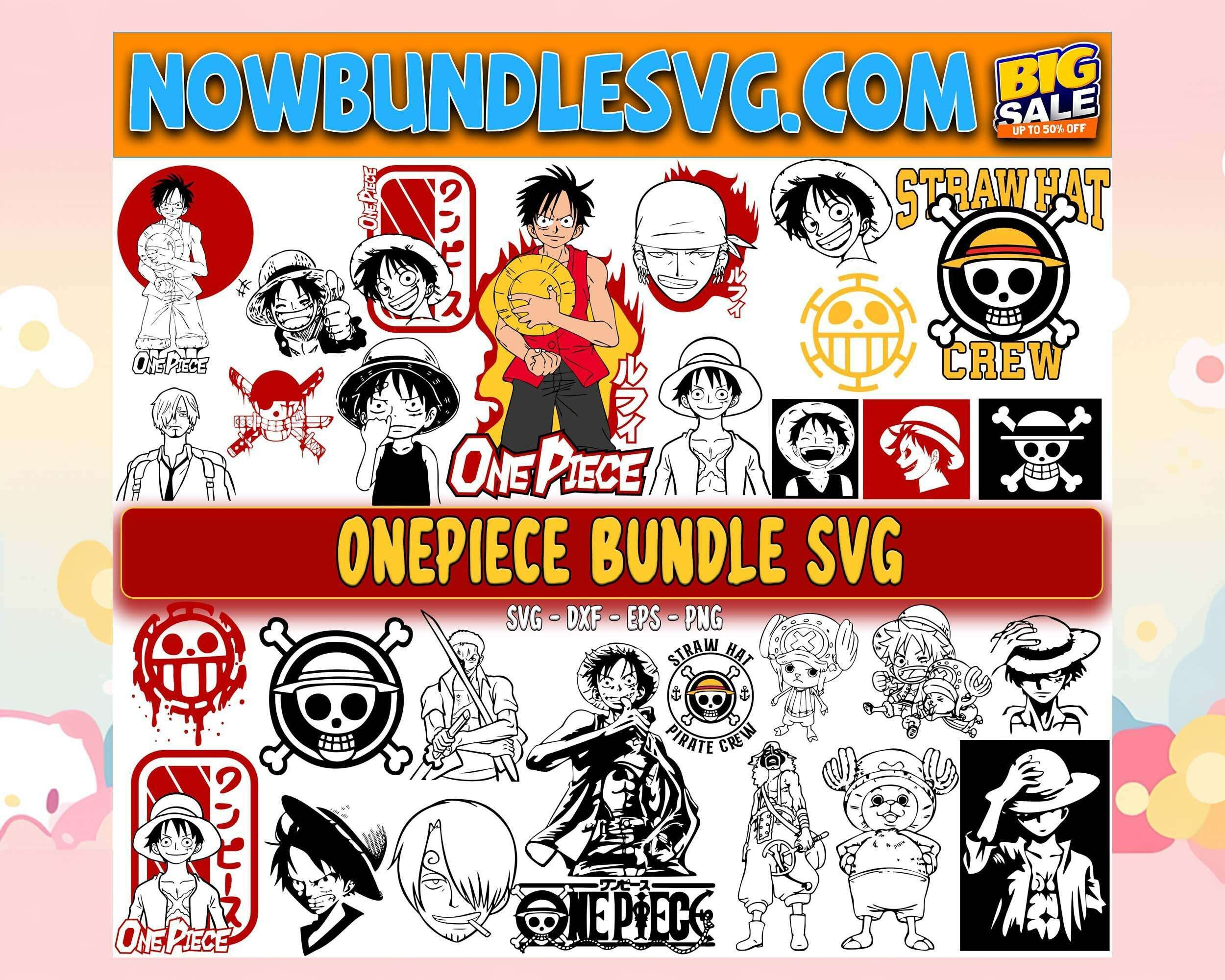 Onepiece Bundle Svg Anime Bundle SVG Cutting Image for - Etsy