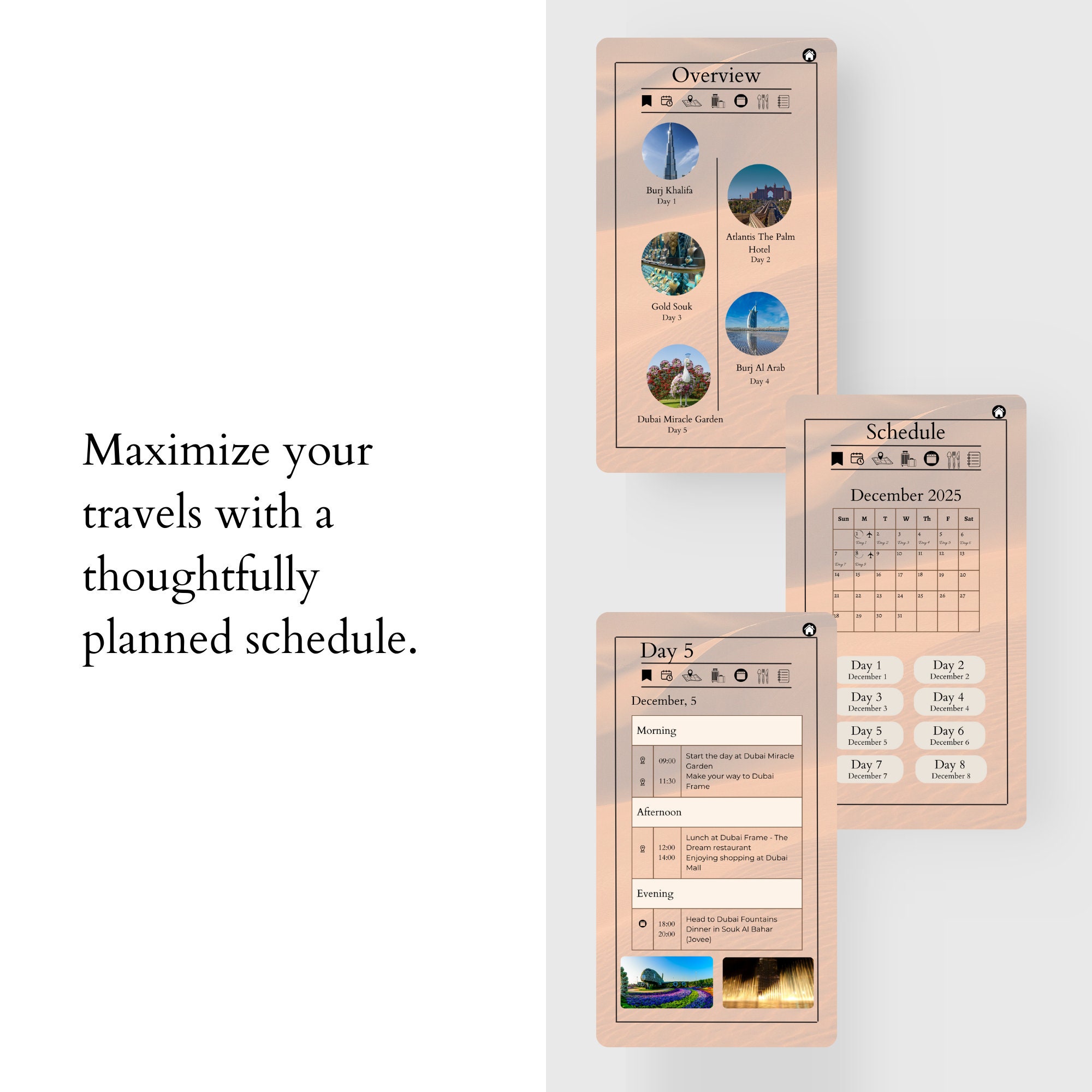 Dubai Planner Palm Dubai Mall Shopping Dubai Jumeirah Burj Al Arab ...