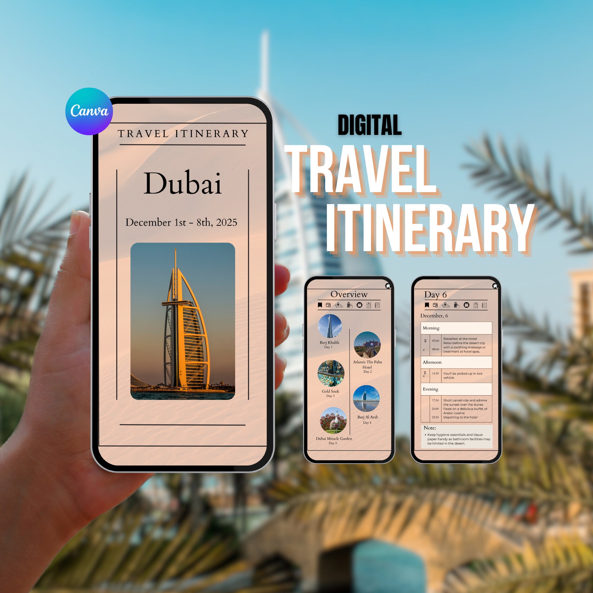 Dubai Planner Palm Dubai Mall Shopping Dubai Jumeirah Burj Al Arab ...