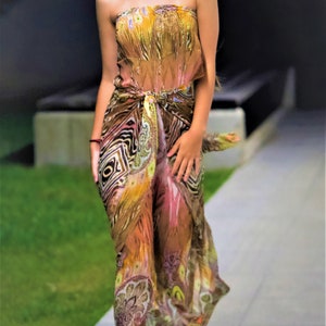 4in1 A Summer Garment With 4 Different Great Looks: Trousers, Skirt ...