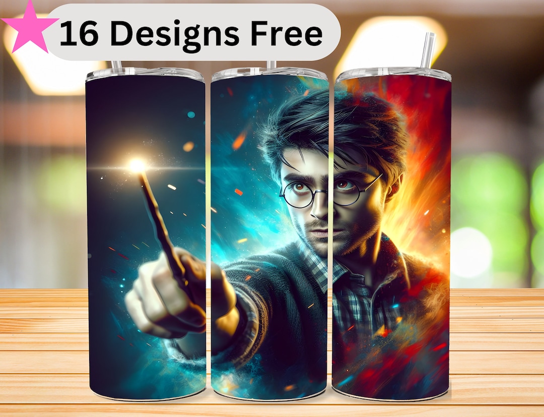 Harry Tumbler Wrap Bundle, Harry 20 Oz Tumbler Wrap Design, Potter ...